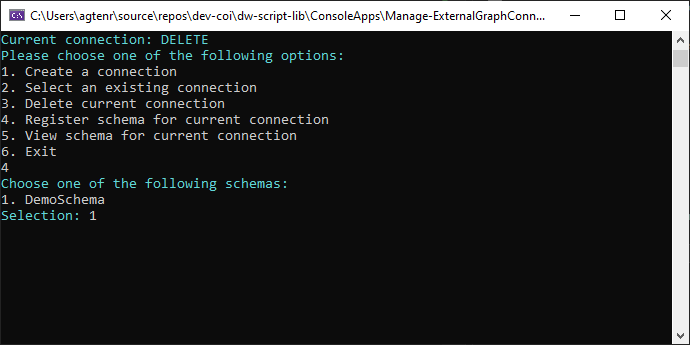 Manage-ExternalGraphConnector | DW Scripts Lib